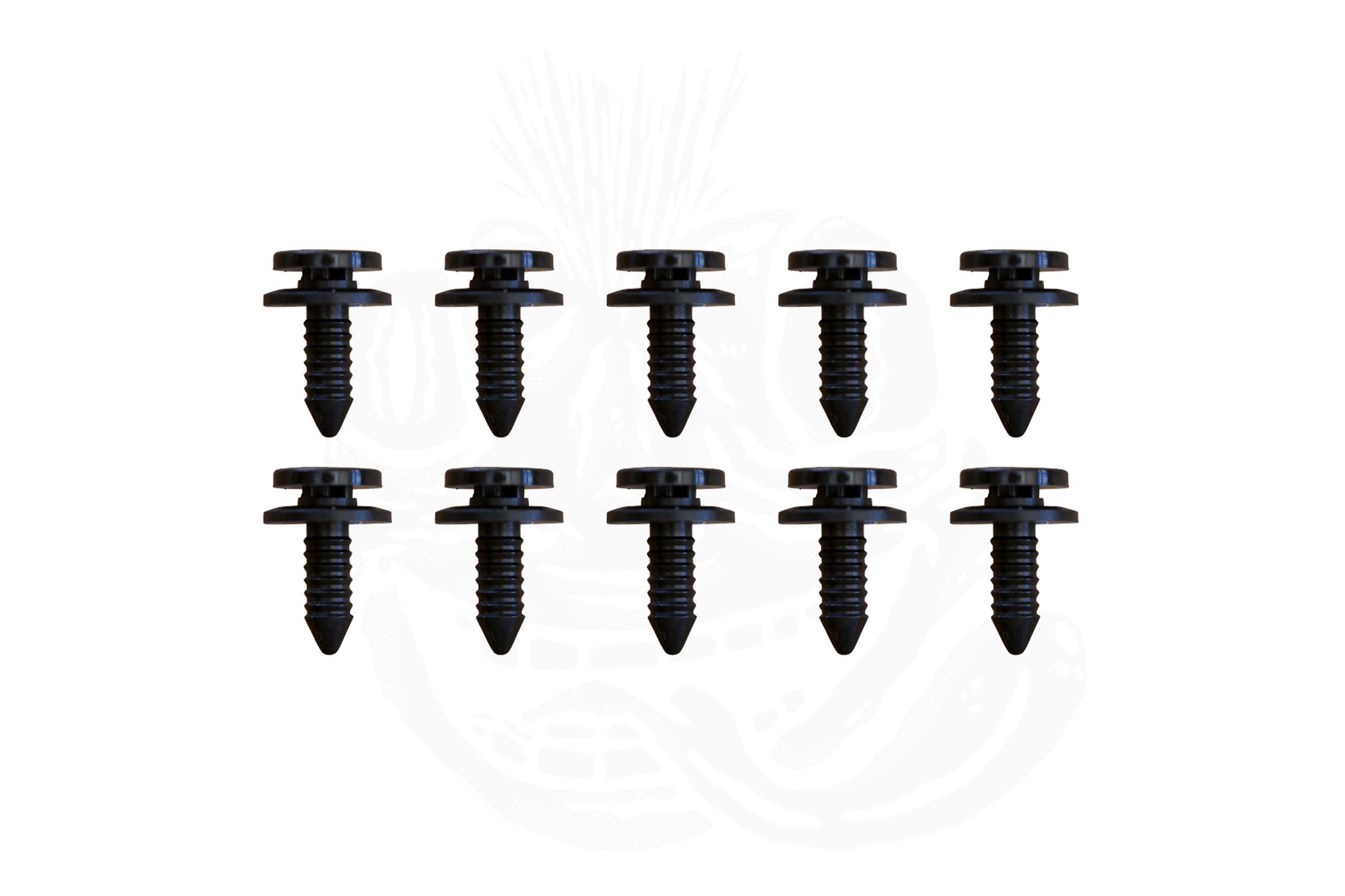 VW T5/T5.1 Set of 10x Interior Pillar Trim Clips - Vee Dub