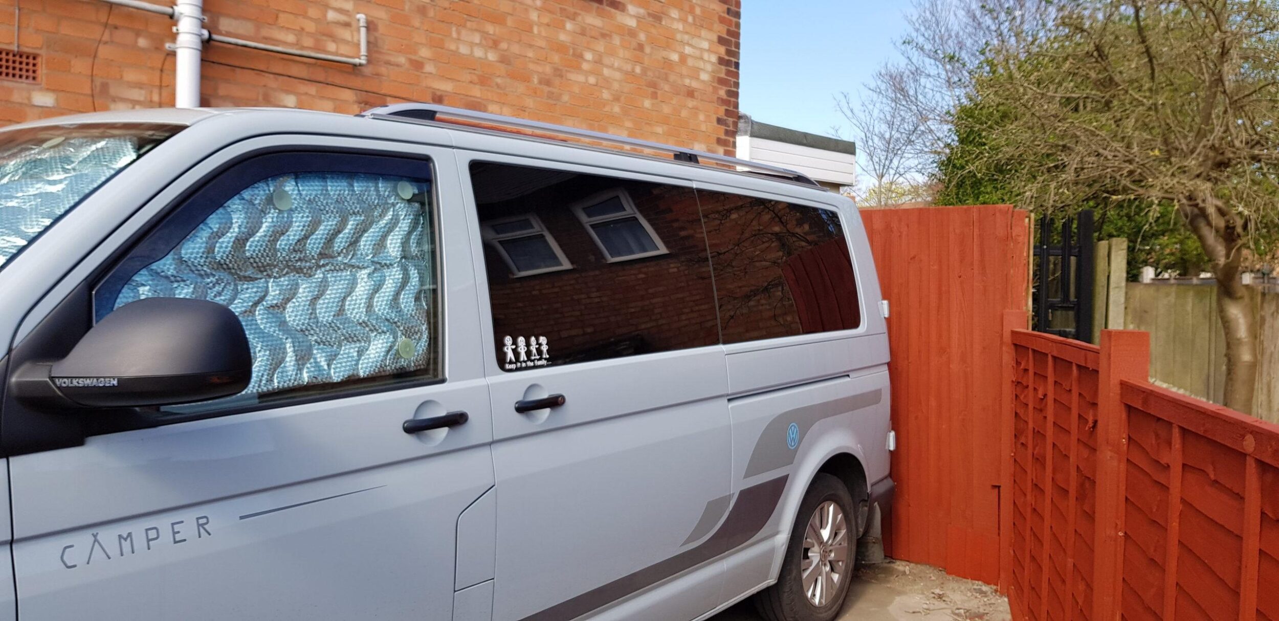 VW T5 Tinted Near Side Rear 1/4 LWB Window