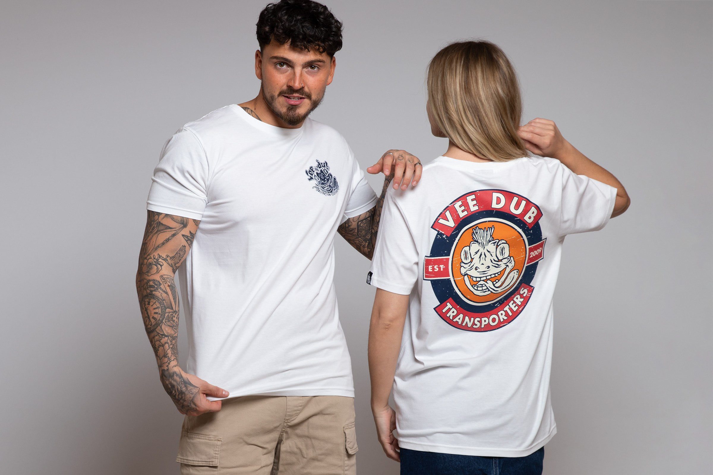 Underground Dubs T-Shirt - White - Vee Dub Transporters