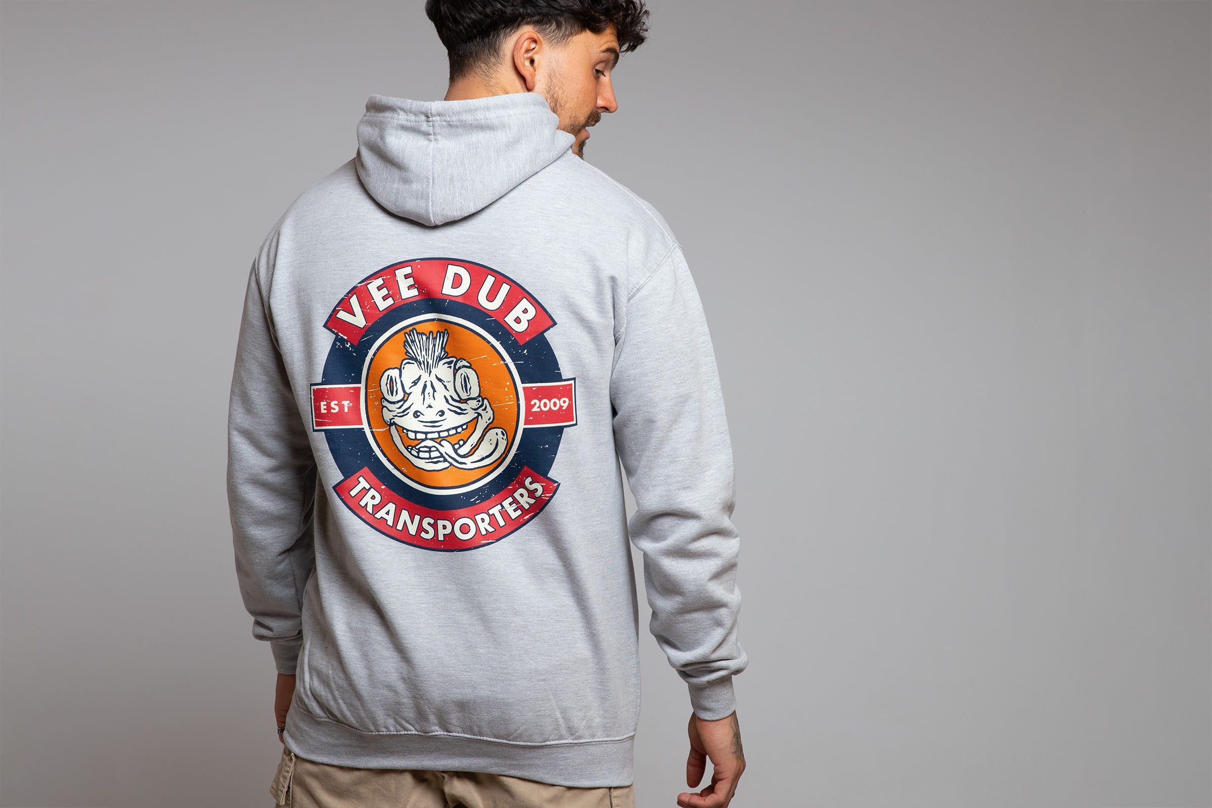 Underground Dubs Hoodie - Grey - Vee Dub Transporters