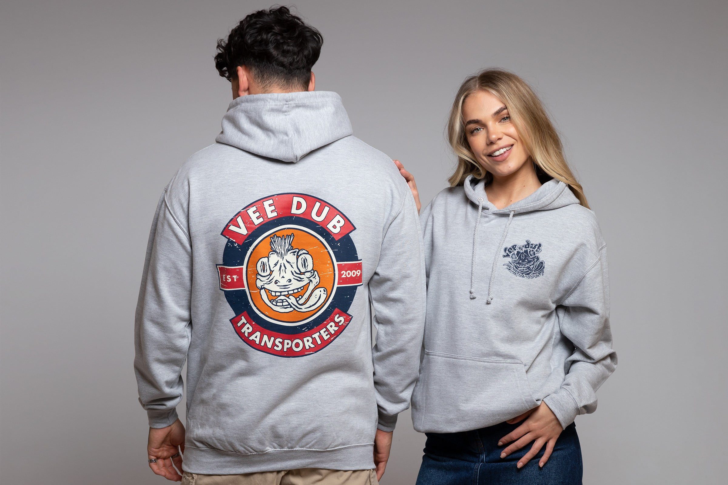 Underground Dubs Hoodie - Grey - Vee Dub Transporters