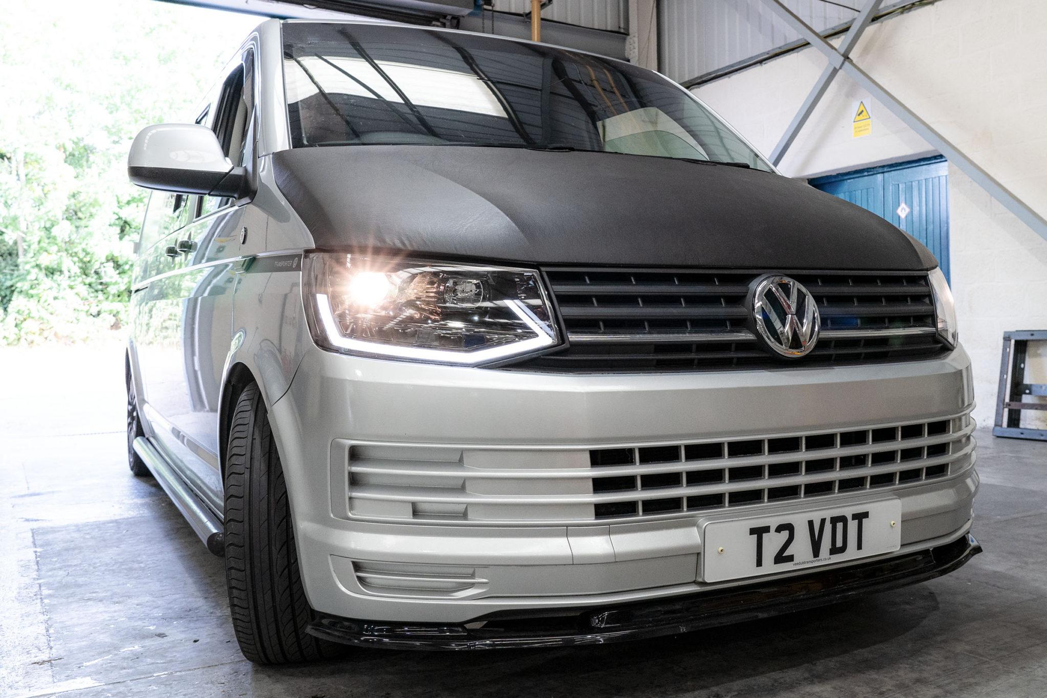 T6 Black LightBar Headlights - Vee Dub Transporters