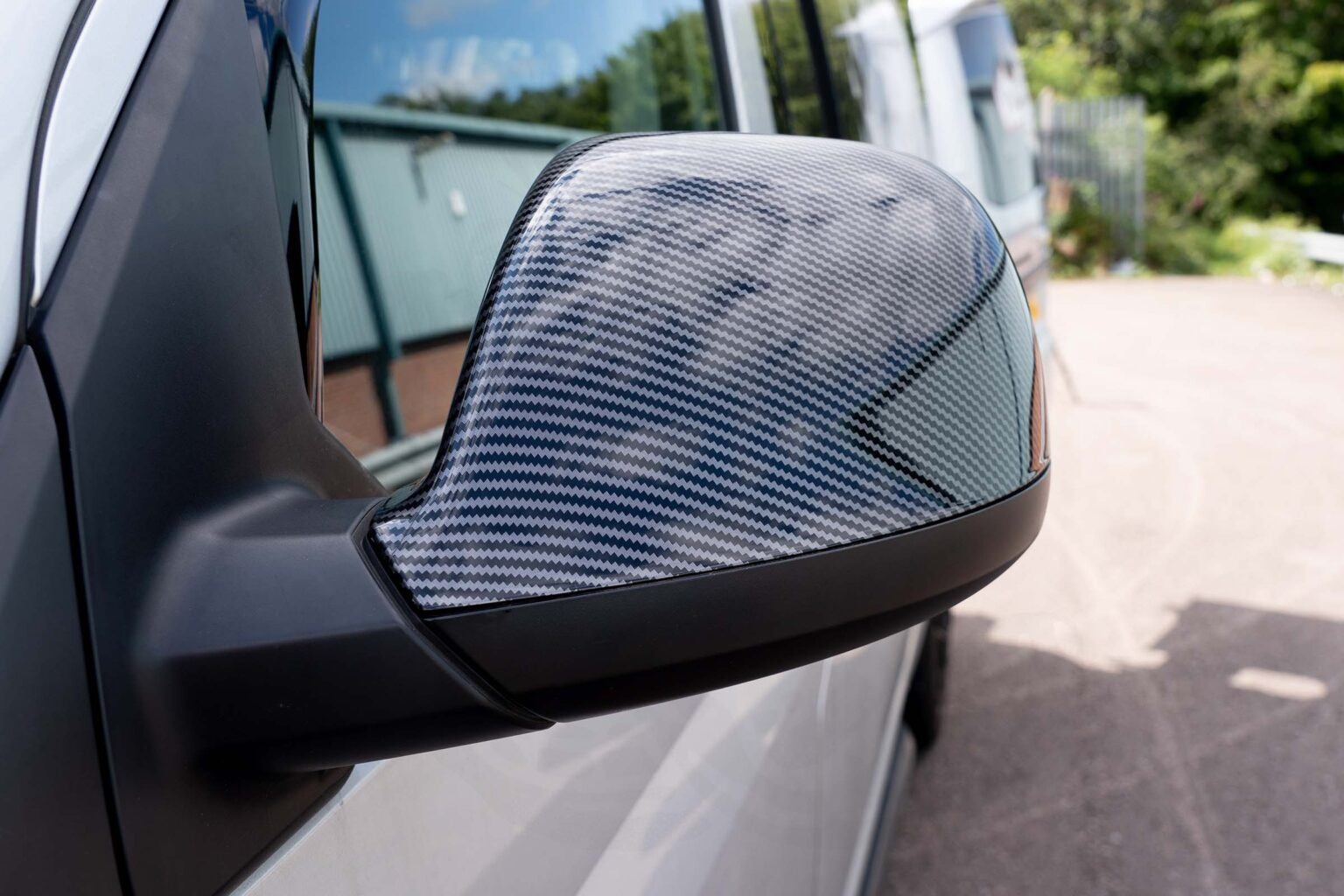 VW T5/T5.1 Pair Of Wing Mirror Covers - Carbon Fibre Effect - VD