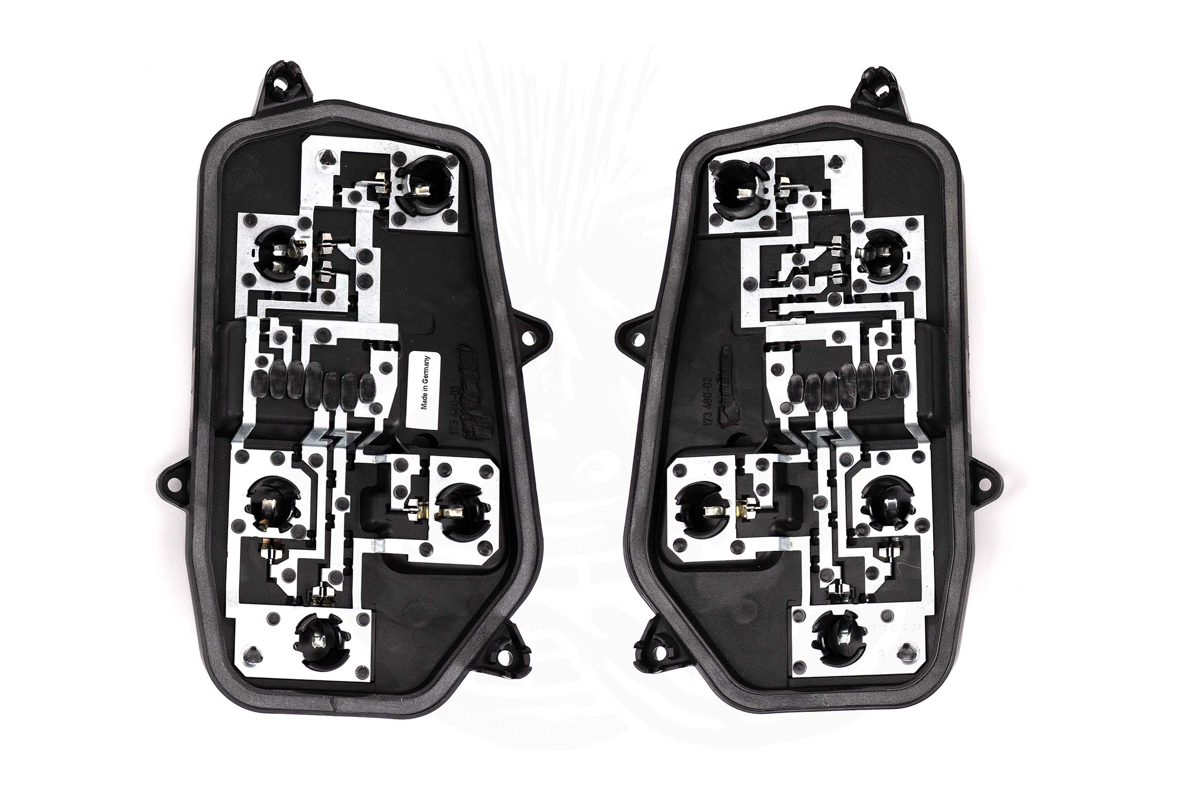 Genuine VW T5/T5.1 Tailgate Bulb Holders - Wide Version (Pair)